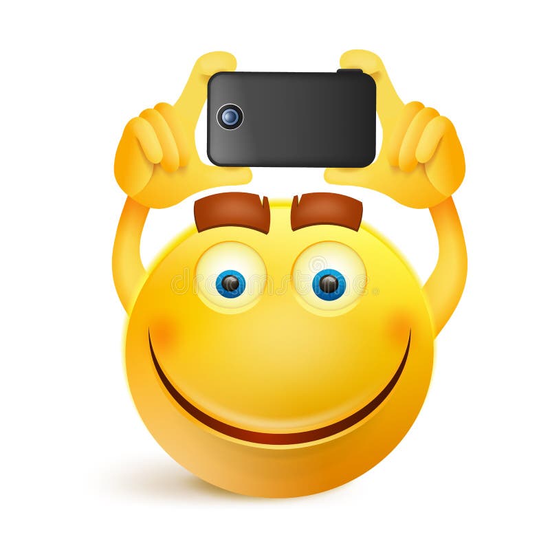 3d Smiley phone stock vector. Illustration of isolated - 38945439