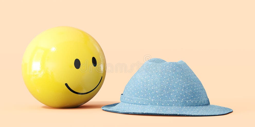 Smiley with hat stock photo. Image of smile, happy, expression - 215241652