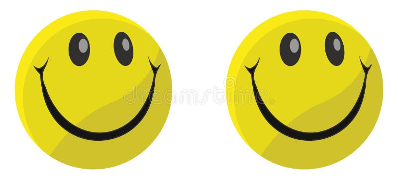 Yellow smileys, icon stock vector. Illustration of happiness - 262387064