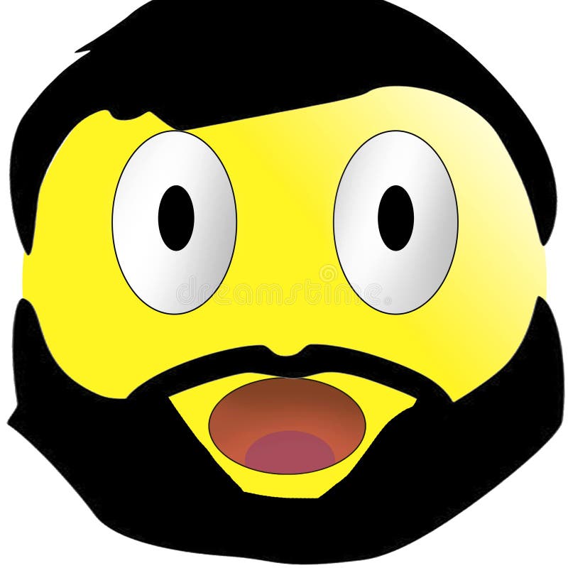 Beard Emoticons Stock Illustrations – 270 Beard Emoticons Stock ...