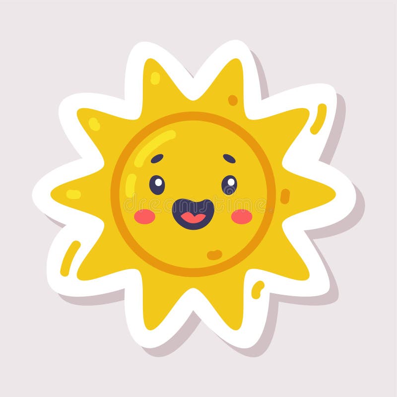 Yellow Smiling Sun Stock Illustrations – 6,702 Yellow Smiling Sun Stock ...