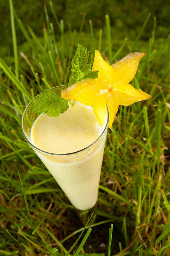 Yellow smoothie stock photo. Image of green, garden, yellow - 20441548