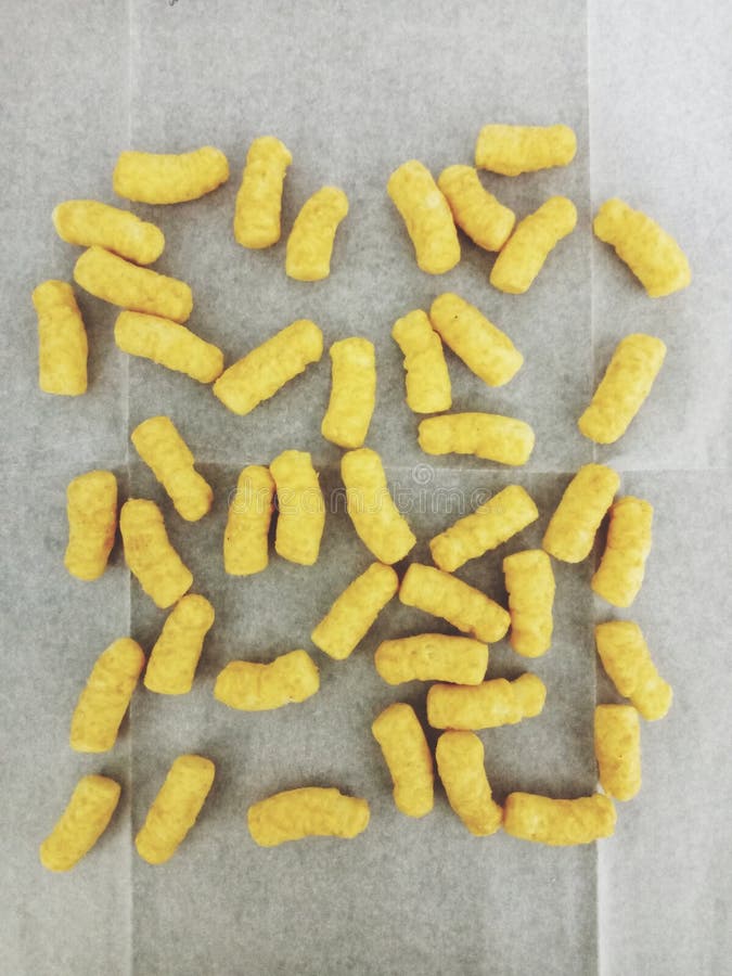 Yellow Snacks from High View Stock Photo - Image of pattern, peanut ...