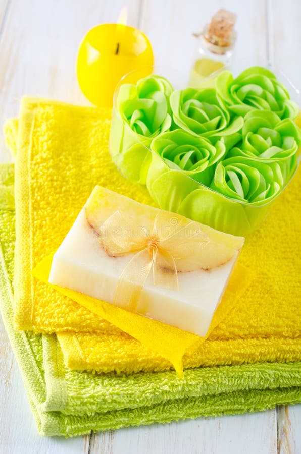 Yellow soap stock photo. Image of beauty, false, fresh - 28270334