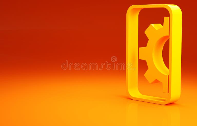 Yellow Software, Web Development, Programming Concept Icon Isolated on ...