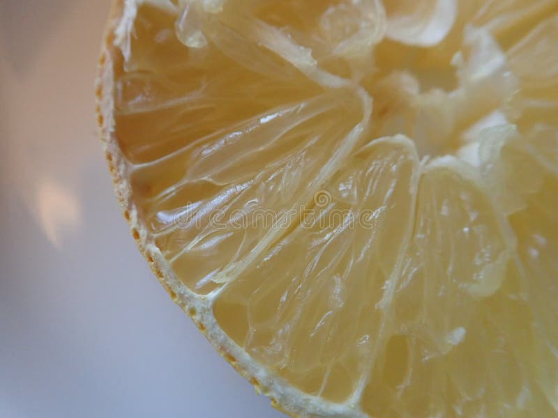 Yellow sour lemon on slice stock photo. Image of isolated - 263528388