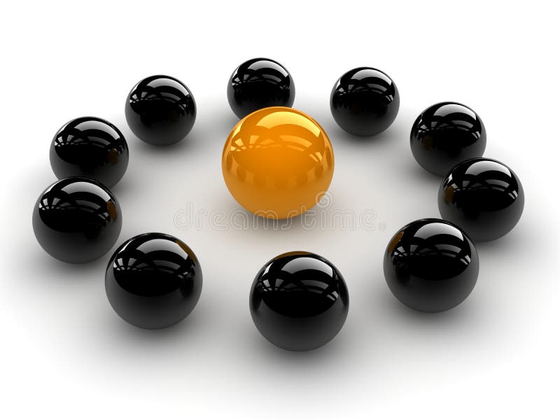 Yellow sphere stock illustration. Illustration of circular - 45873975