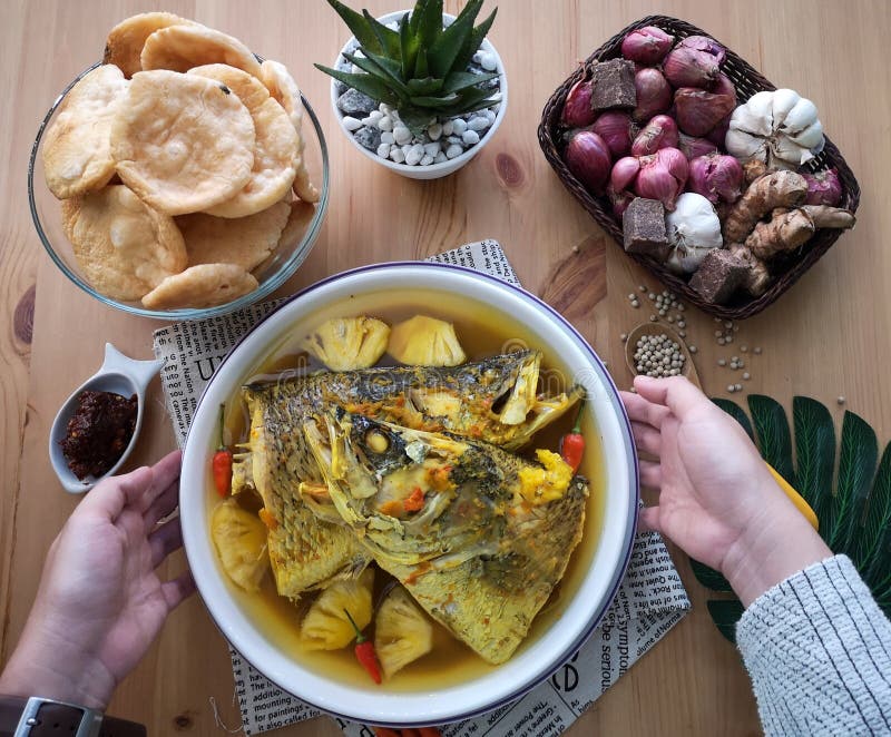 Yellow Spiced Mackerel stock image. Image of meal, dish - 270375405