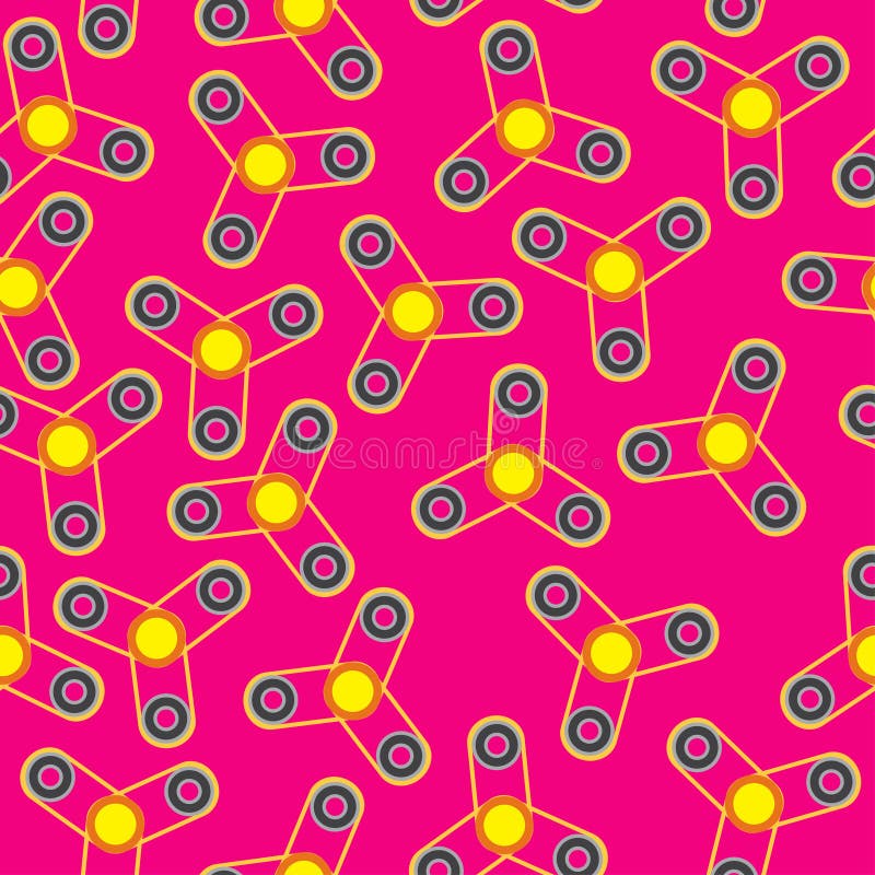 Yellow Spinner with a Transparent Center. Stock Vector - Illustration ...