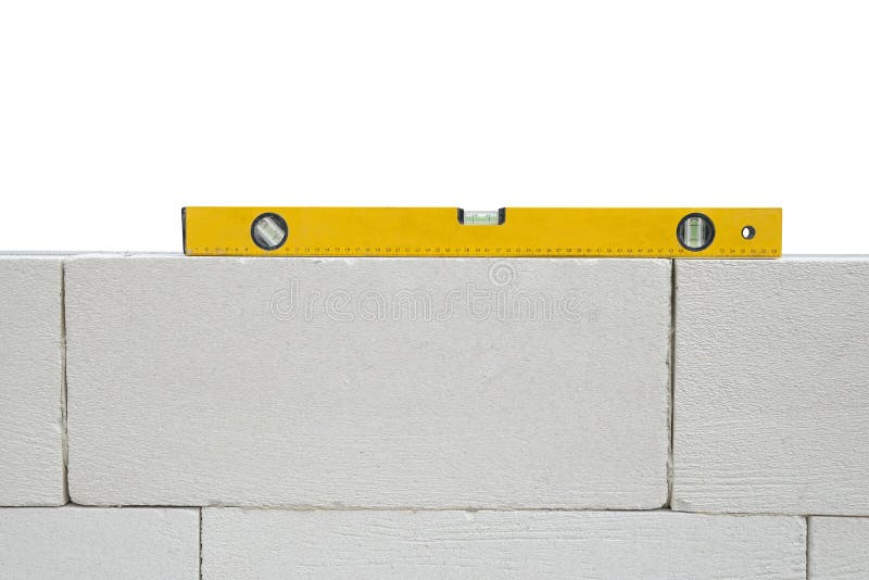 Yellow spirit level stock image. Image of home, house - 91301329