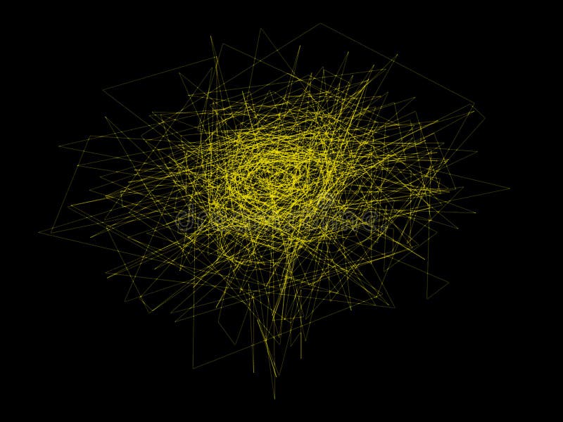 Yellow splash in space stock illustration. Illustration of dark - 97975324