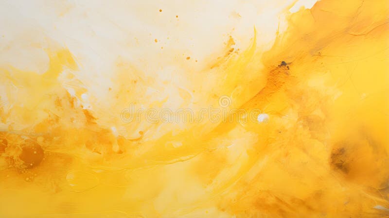 Yellow Splattered Paint on Canvas. Creative Presentation Background ...