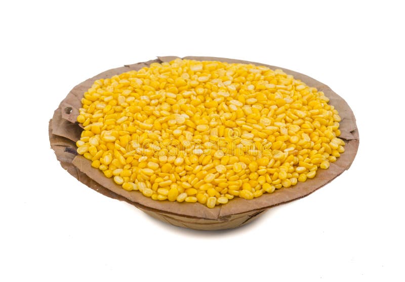 Yellow Split Dal Also Know As Mogar Dal or Mung Dal Stock Image - Image ...