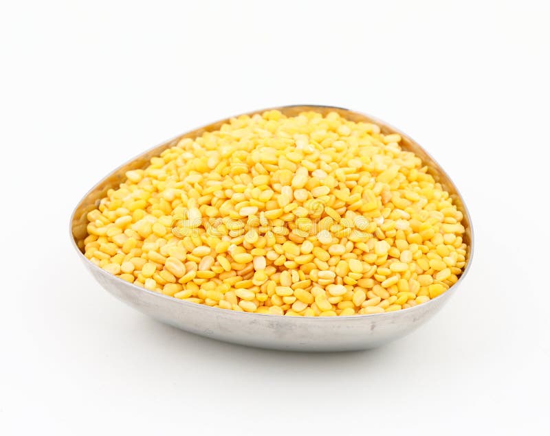 Yellow split mung dal stock image. Image of closeup, yellow - 97591221