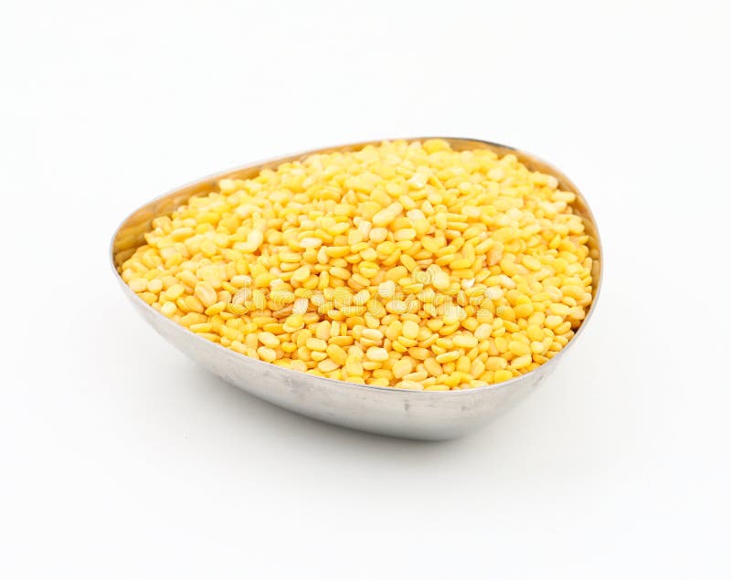 Yellow split mung dal stock photo. Image of moong, gram - 90848320