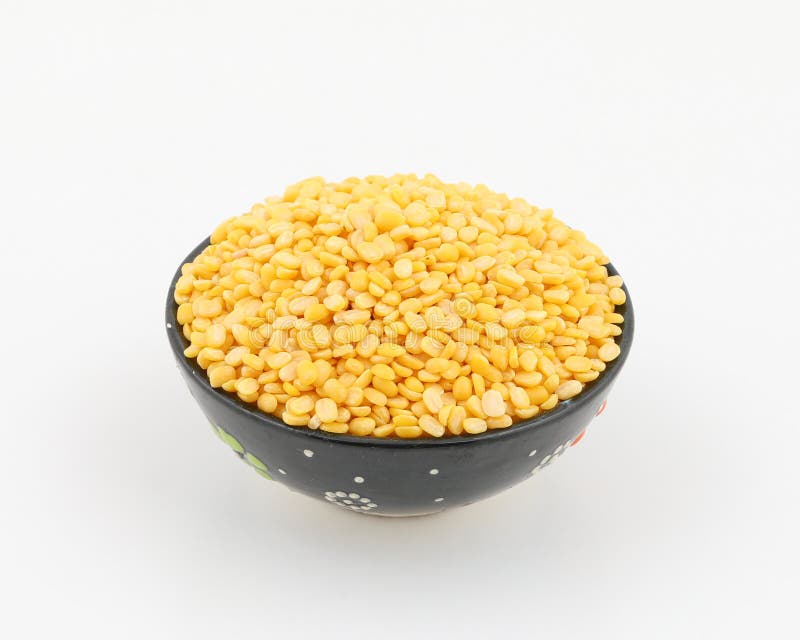 Yellow split mung dal stock photo. Image of moong, vigna - 97588084