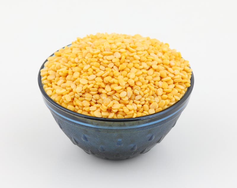 Yellow split mung dal stock image. Image of white, bean - 97588779