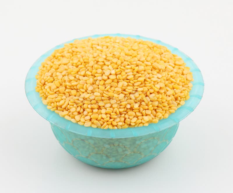 Yellow split mung dal stock image. Image of closeup, yellow - 97591221