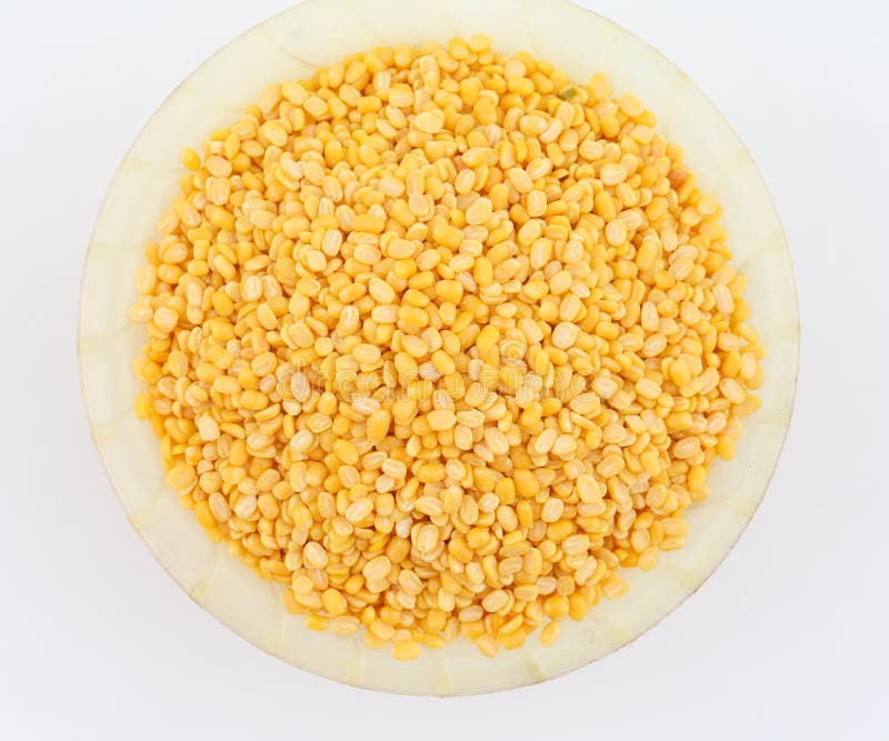 Yellow split mung dal stock photo. Image of moong, mash - 97592668