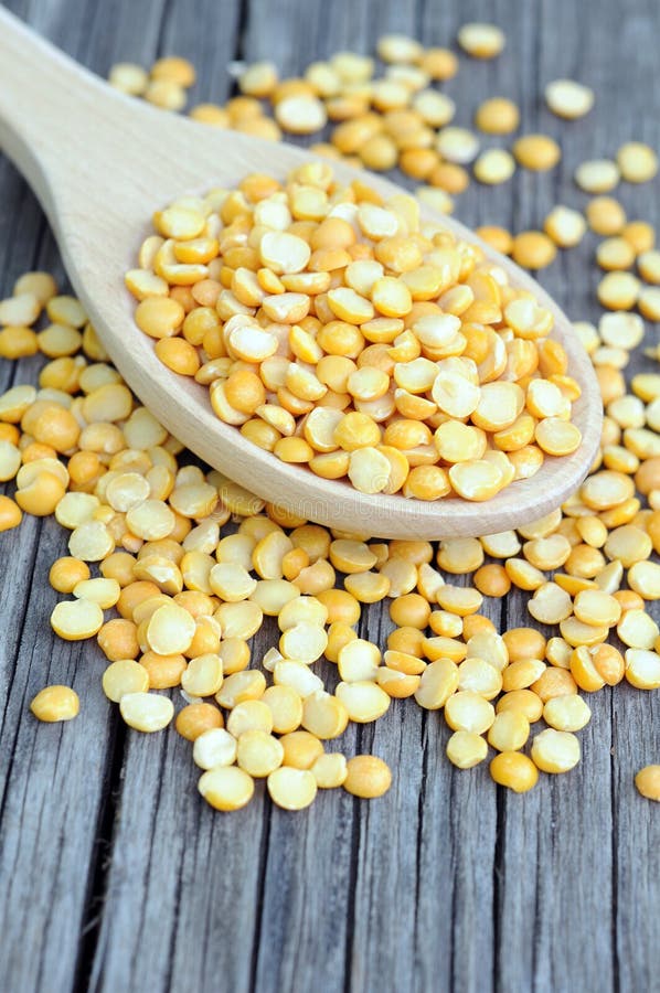 Yellow split pea stock image. Image of vegetable, organic - 33854899