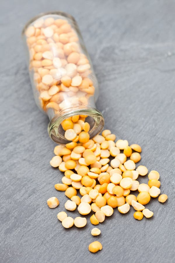 Yellow split peas stock image. Image of peas, yellow - 11816553