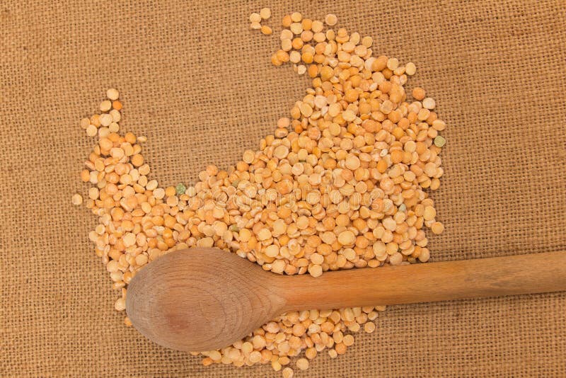 Yellow split peas stock photo. Image of gold, full, abundance - 53825914