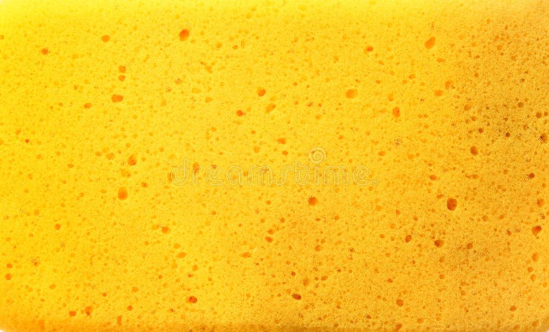 Yellow sponge stock image. Image of abstract, housecleaning - 19870327