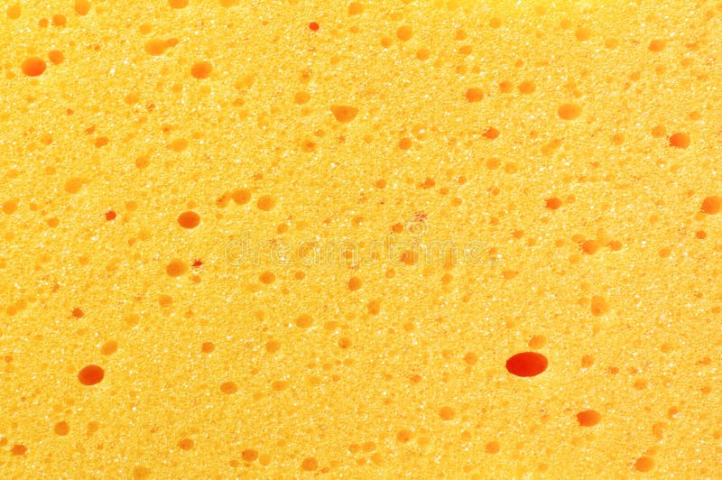 Yellow Sponge Abstract Texture Stock Photo - Image of housework, rough ...