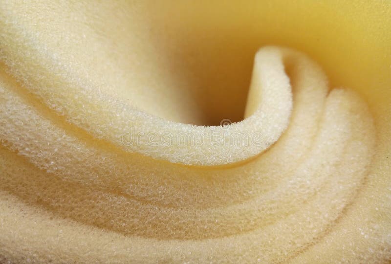 Yellow sponge foam sheet. stock image. Image of folded - 202226869