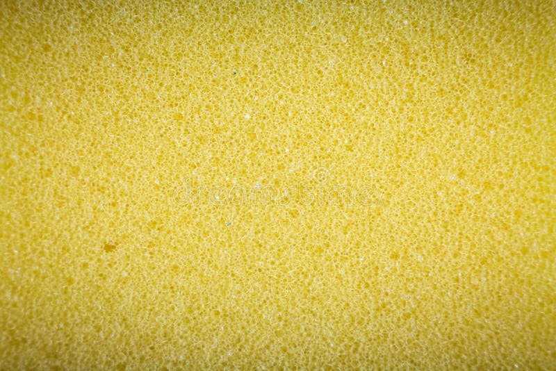 Yellow Sponge Made of Microfiber Material. Texture, Background. in ...