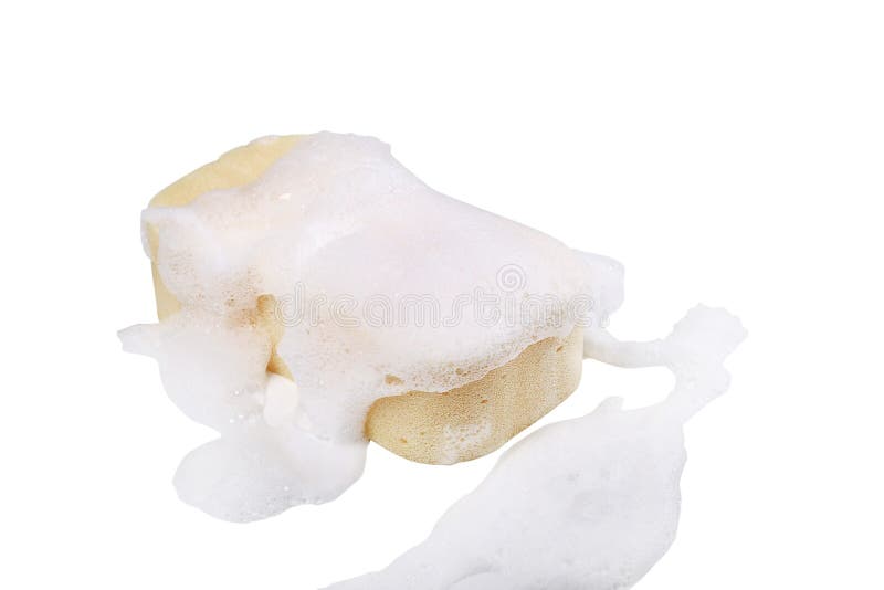 Yellow sponge stock photo. Image of household, bathing - 72528534