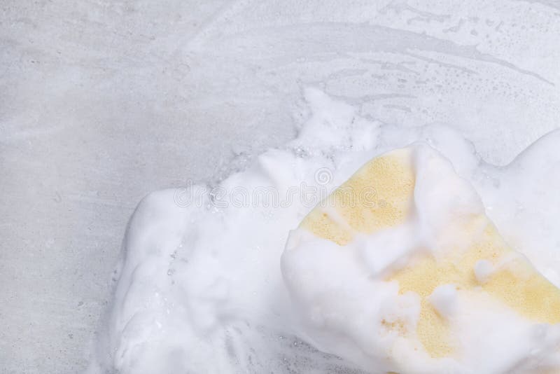 Yellow sponge stock image. Image of bath, housework, accessory - 72528775