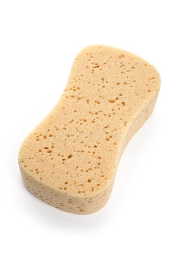 Yellow Sponge stock image. Image of hygiene, equipment - 14858871