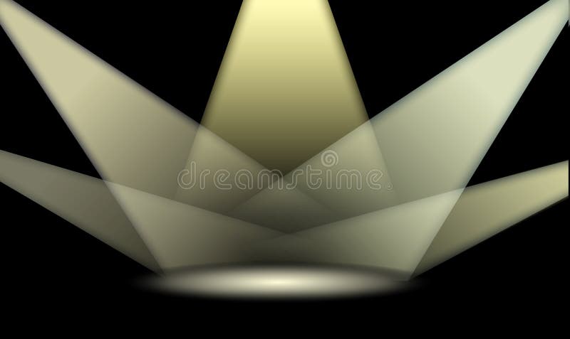Spotlight stock vector. Illustration of lights, graphics - 16246554