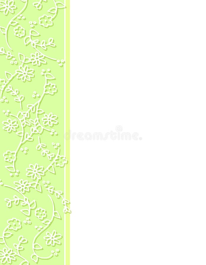 Spring flowers border stock vector. Illustration of decorative - 8436373