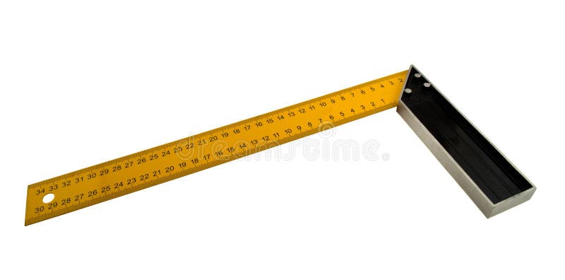 Yellow set-square stock photo. Image of scale, builder - 15512464