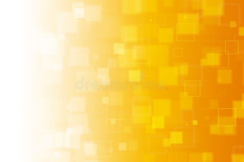 Yellow Square Abstract Background Stock Illustration - Illustration of ...
