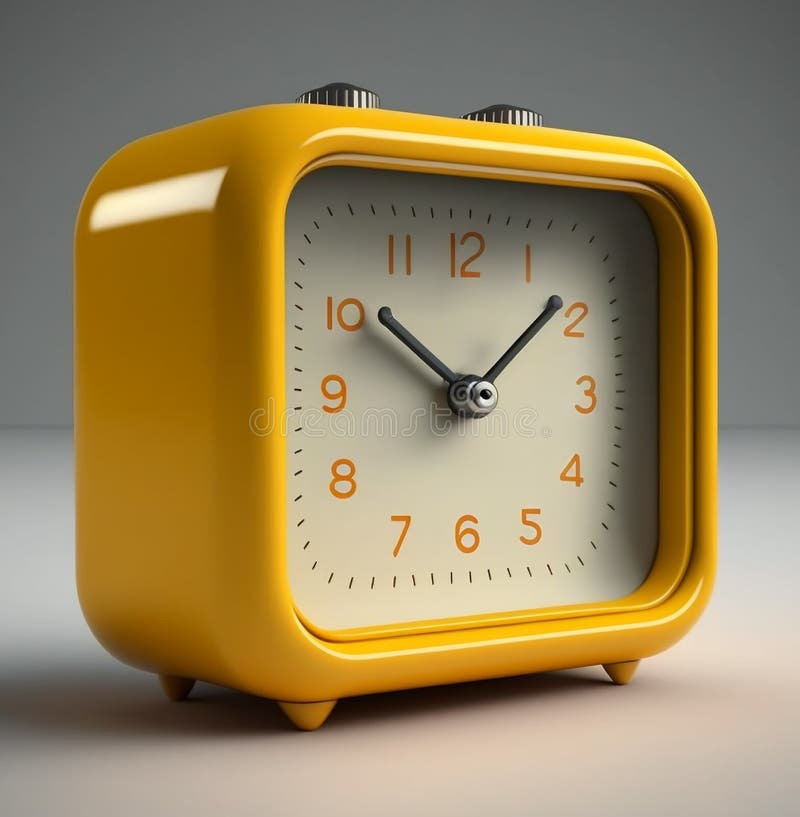 Awesome Looking Alarm Clock Stock Illustration - Illustration of ...