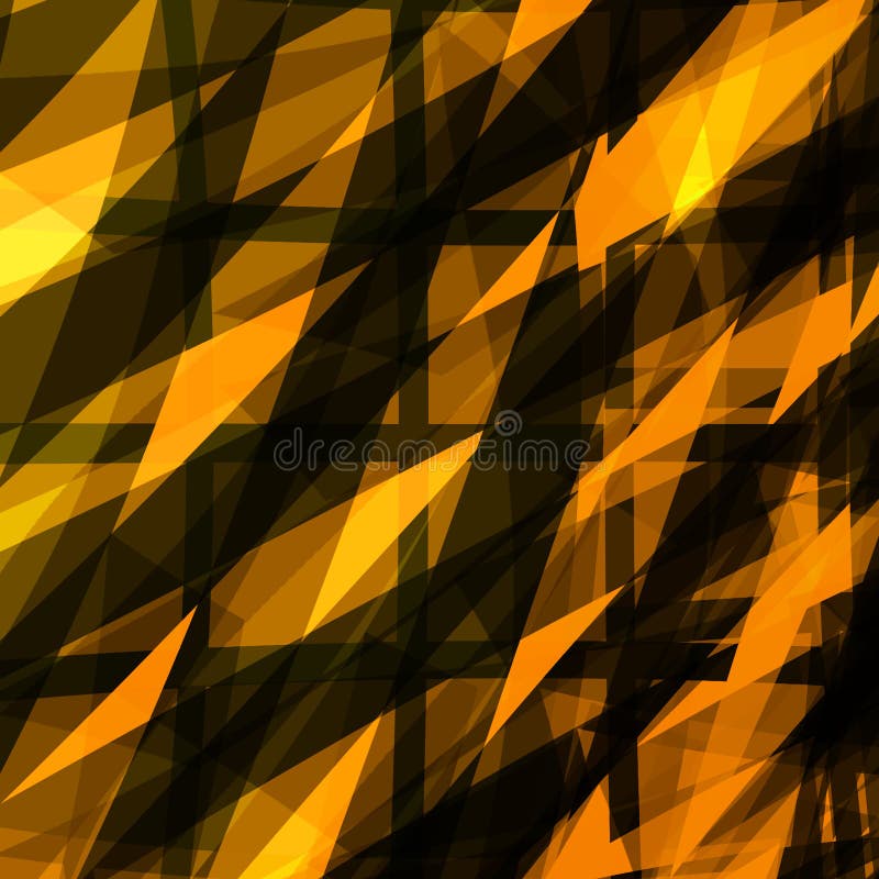Yellow Square Glowing Abstract Pattern Stock Illustration ...