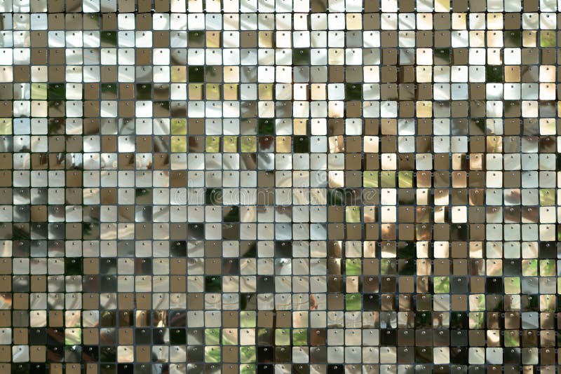 Yellow Square Mirror Tile Texture Stock Image - Image of bright, mosaic ...