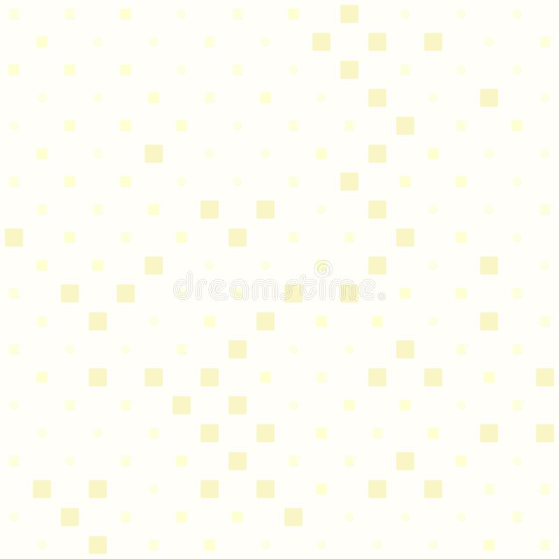 Yellow Square Pattern. Seamless Vector Stock Vector - Illustration of ...