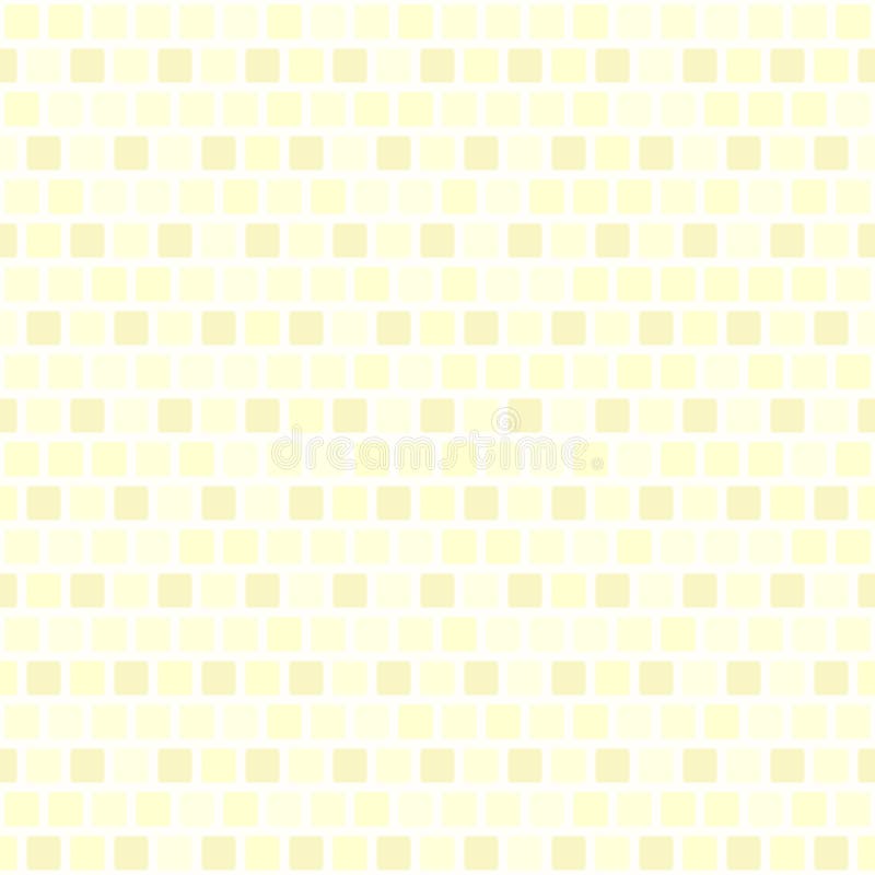 Yellow Square Pattern. Seamless Vector Stock Vector - Illustration of ...