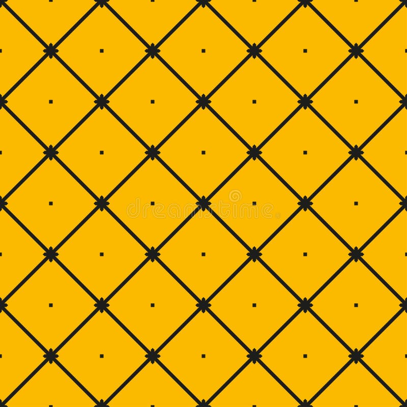 Yellow Squares Pattern Design Modern in Modern Style. Stock Vector ...