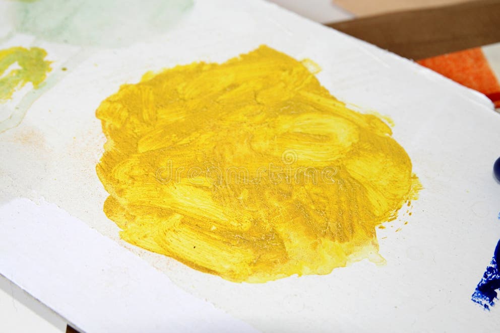 Yellow stain stock photo. Image of color, colors, splotch - 17992258