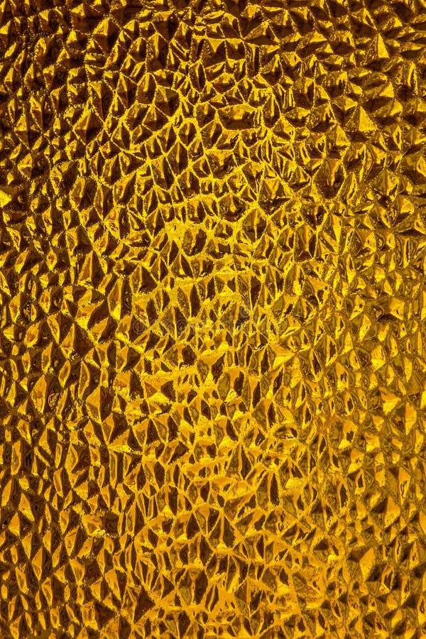 Yellow Stained Glass Texture Shot Opposite the Light Source Stock Photo ...