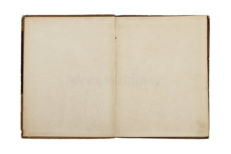 Yellow Stained Paper, Texture, Old Sheets from a Book, Isolate on a ...