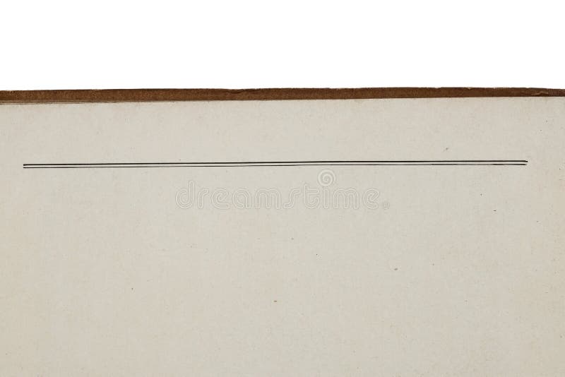 Stained Paper, Texture, Old Sheets from a Book, Isolate on a White ...