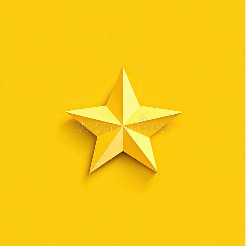 Yellow Star Award stock photo. Image of success, celebration - 361145074