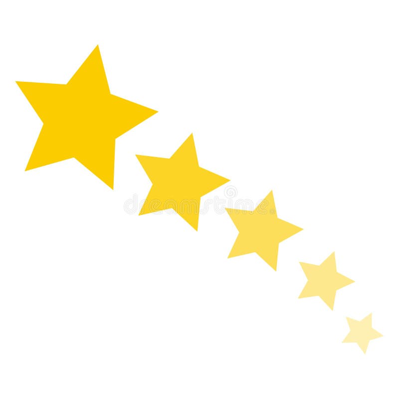 Yellow Star Icon. Vector Illustration Stock Illustration - Illustration ...