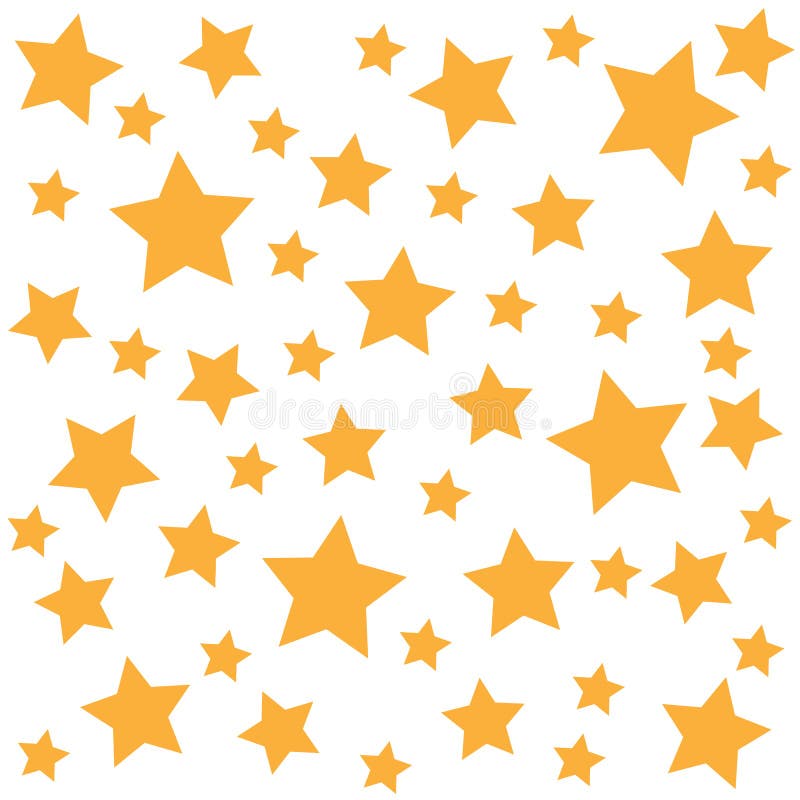 White Stars on Fading Black Sky Pattern, Vector Illustration Stock ...